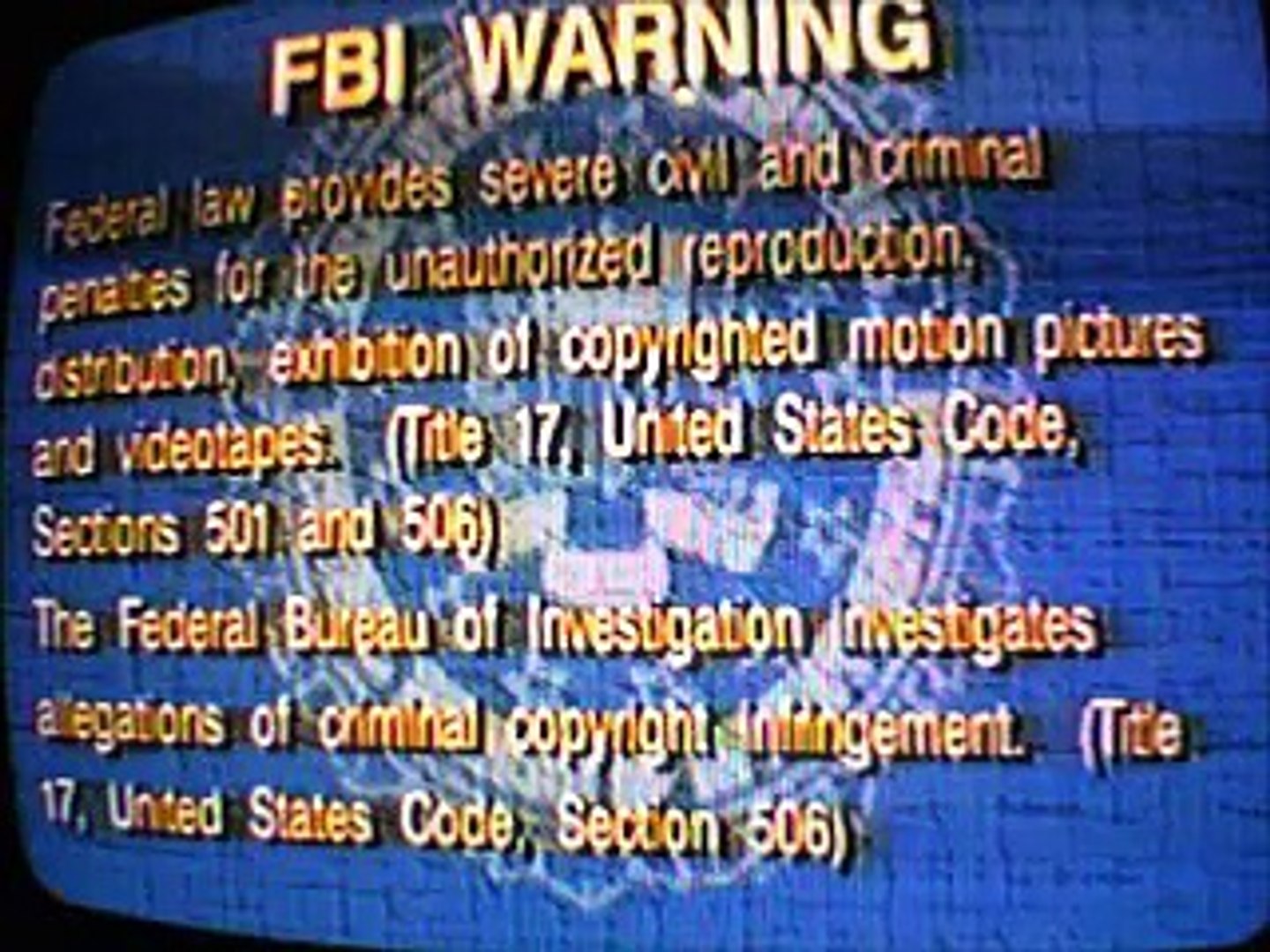 Fbi Warning Logo Lyrick Studios