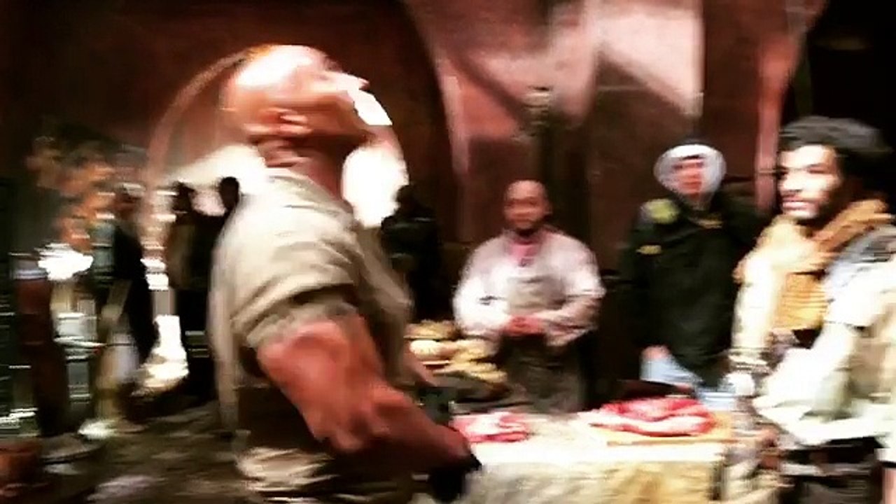 Jumanji - Fight scene BTS - video Dailymotion