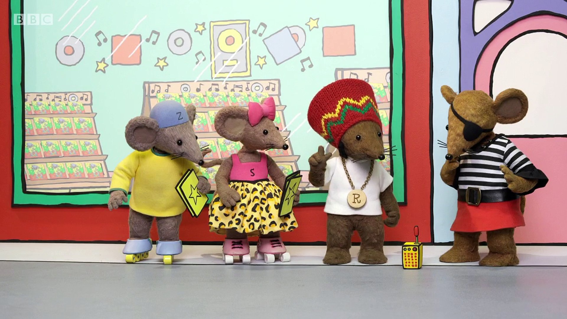 Rastamouse Cbeebies Rastamouse Zoom Figures Vintage Toy Action Figures