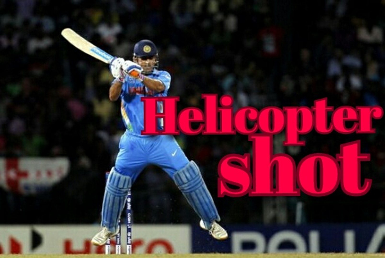Mahendra Singh Dhoni Helicopter Shot