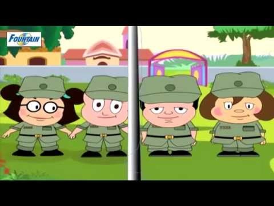 Five Little Soldiers - Nursery Rhyme Full Song ( Fountain Kids ...