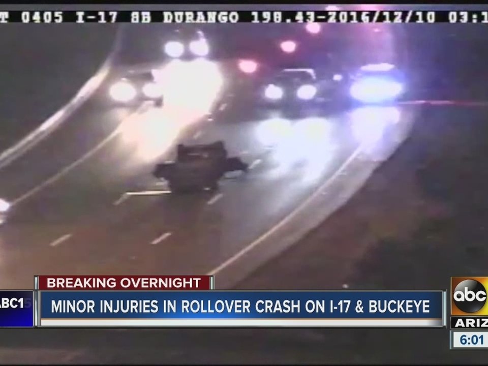 Several people injured overnight in a rollover crash near I-17 and ...