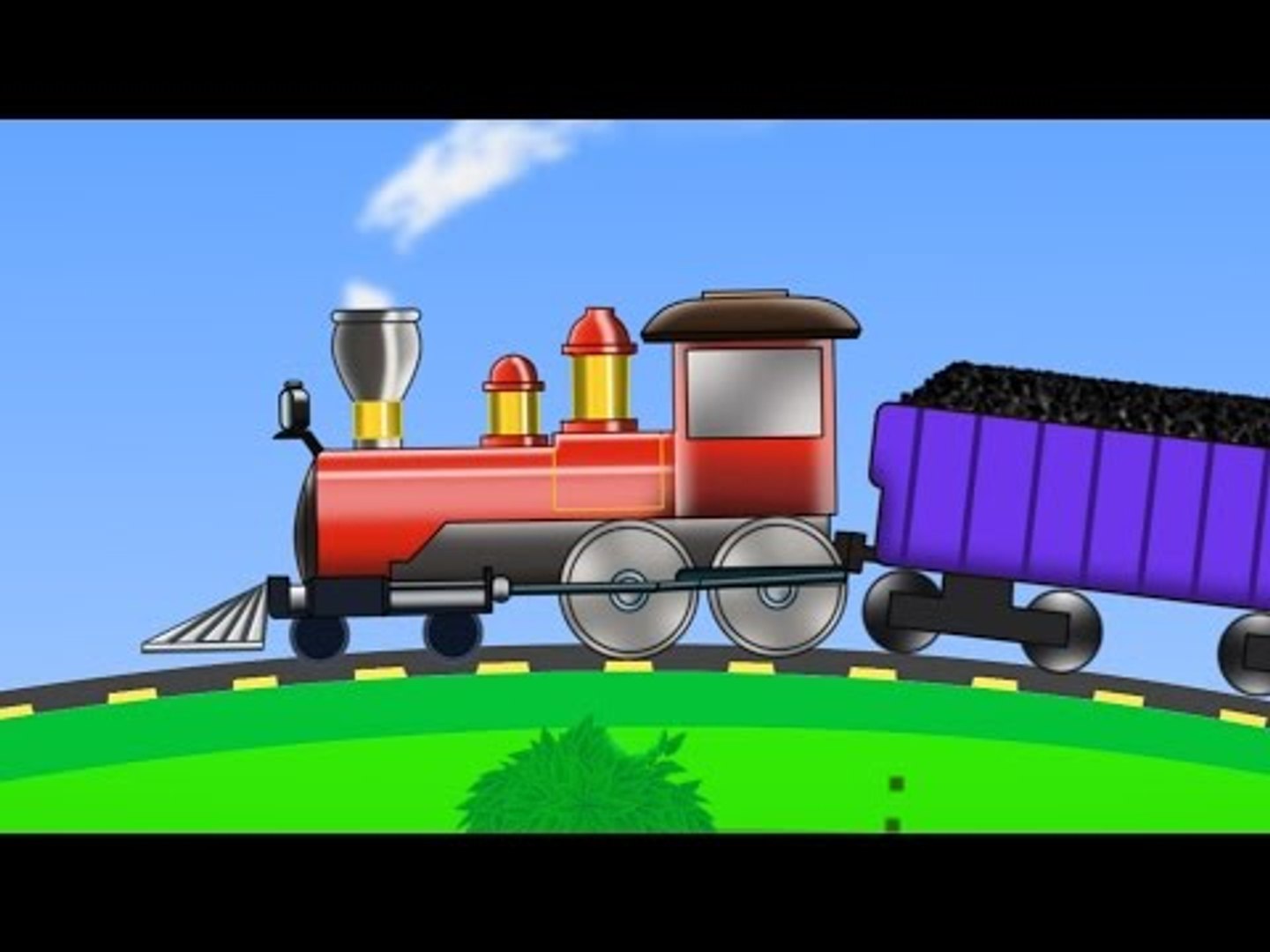 Cartoon cartoon train video store