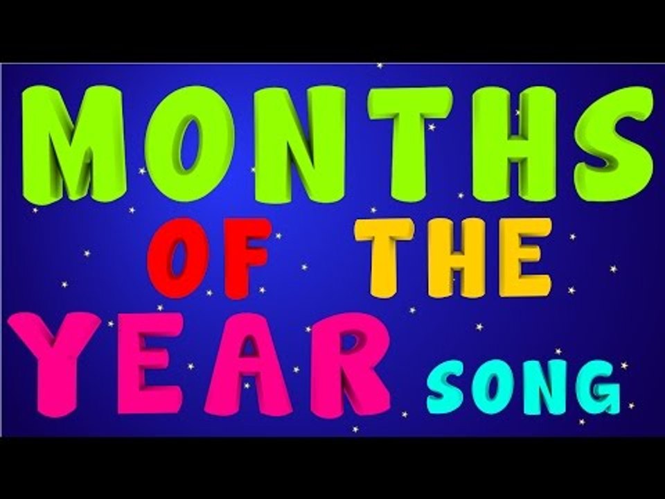 Months Of The Year Song | Nursery Rhyme - video Dailymotion