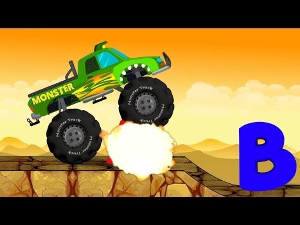 Monster Truck Destroyer ABC | Learn Alphabets - video Dailymotion