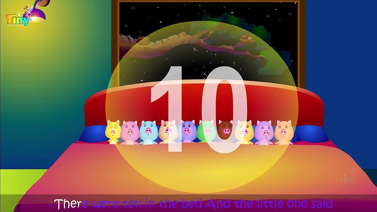Ten In The Bed | Nursery Rhymes| Songs for Children by TinyDreams Kids ...