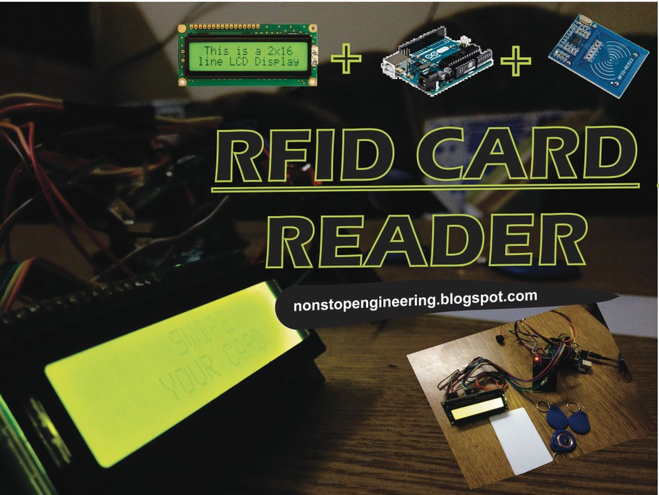 RFID CARD READER WITH ARDUINO,RFID-RC522 and LCD 16x2 - YouTube - video ...
