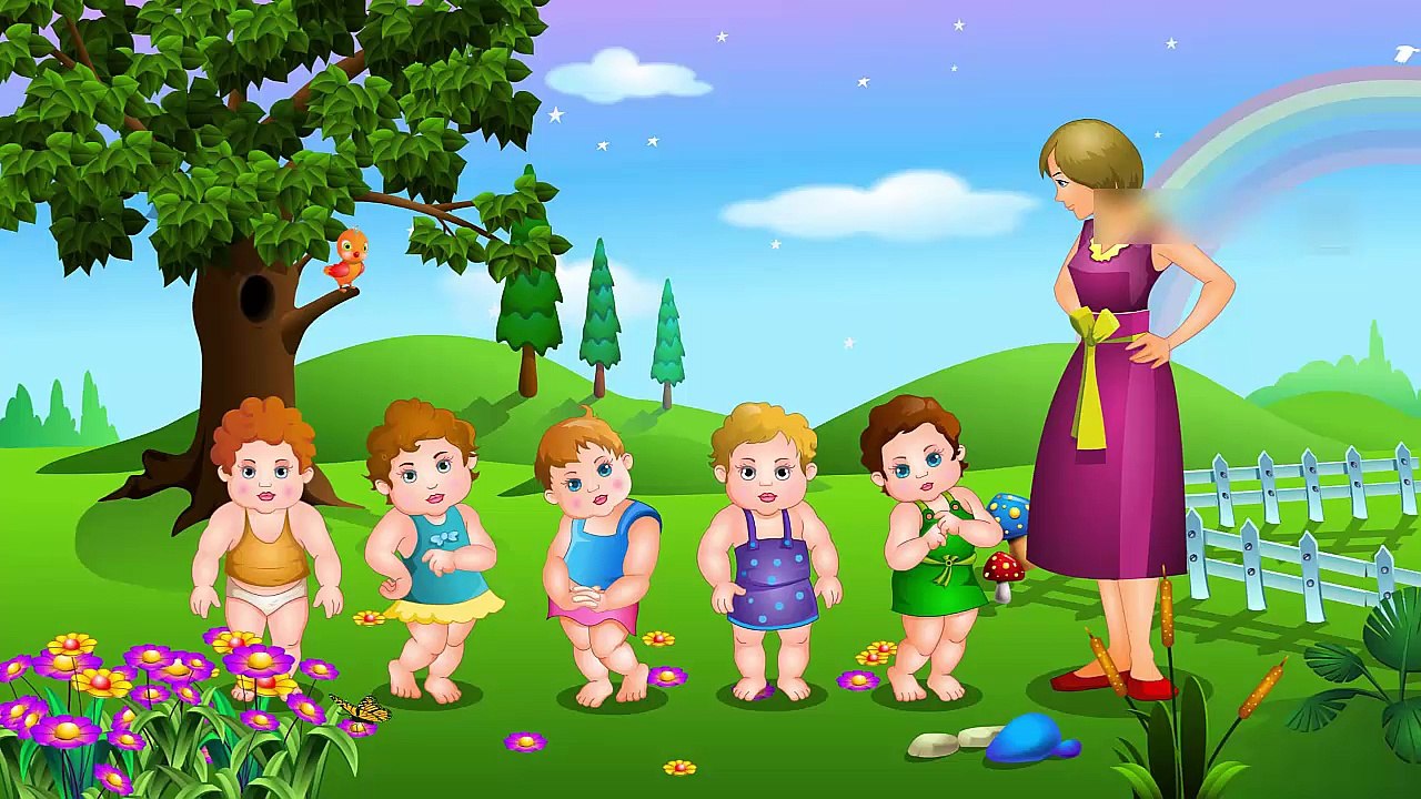 Baby Rhyme with Lyrics and Actions - English Nursery Rhymes Cartoon ...
