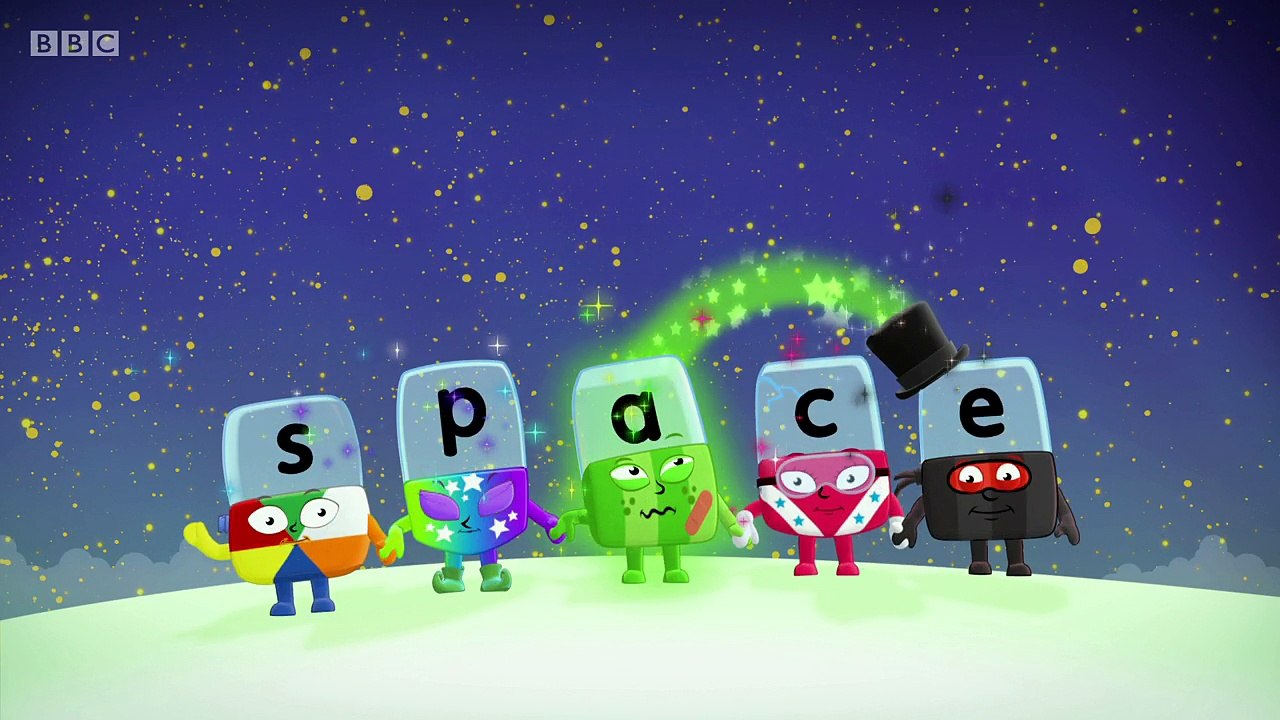 cBeebies Children Cartoon . Alphablocks . s01e19 . Space - video ...