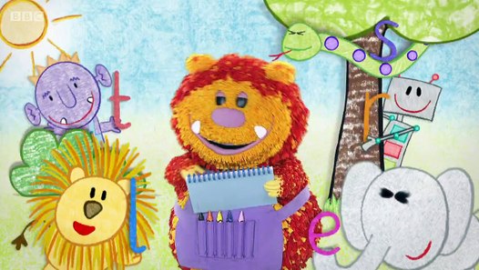 cBeebies Children Cartoon . Get Squiggling! Letters . s01e01 . Letter A ...