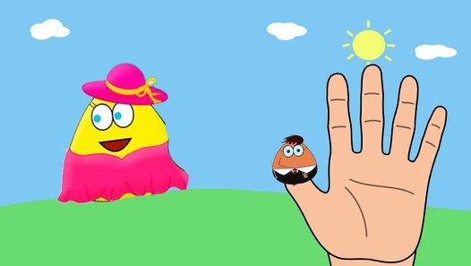 POU Finger Family Song | Dady Finger Nursery Rhymes | Finger Family ...