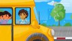 Wheels On The Bus Dora the Explorer Song | Dora the Explorer Nursery ...
