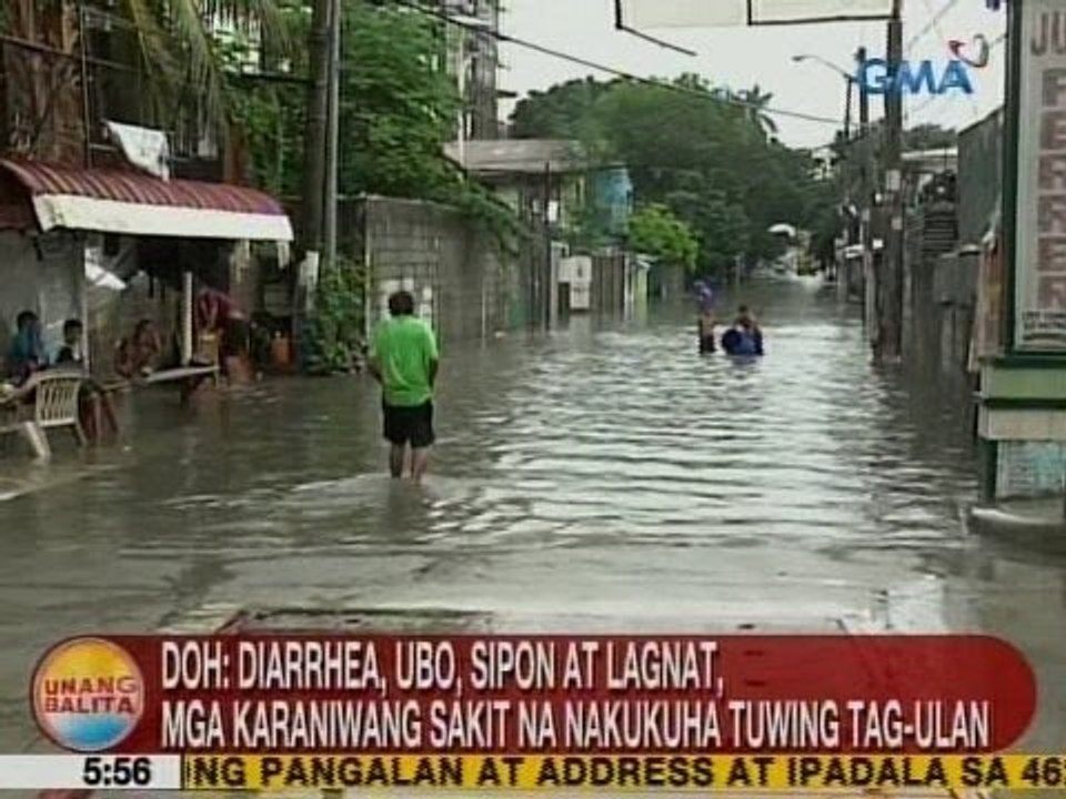 UB: DOH: Diarhhea, ubo, sipon at lagnat, mga karaniwang sakit na ...