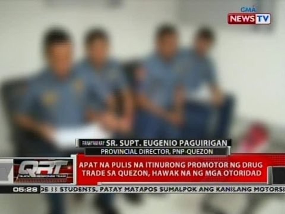QRT: Panayam kay Sr. Supt. Eugenio Paguirigan, provincial director, PNP ...