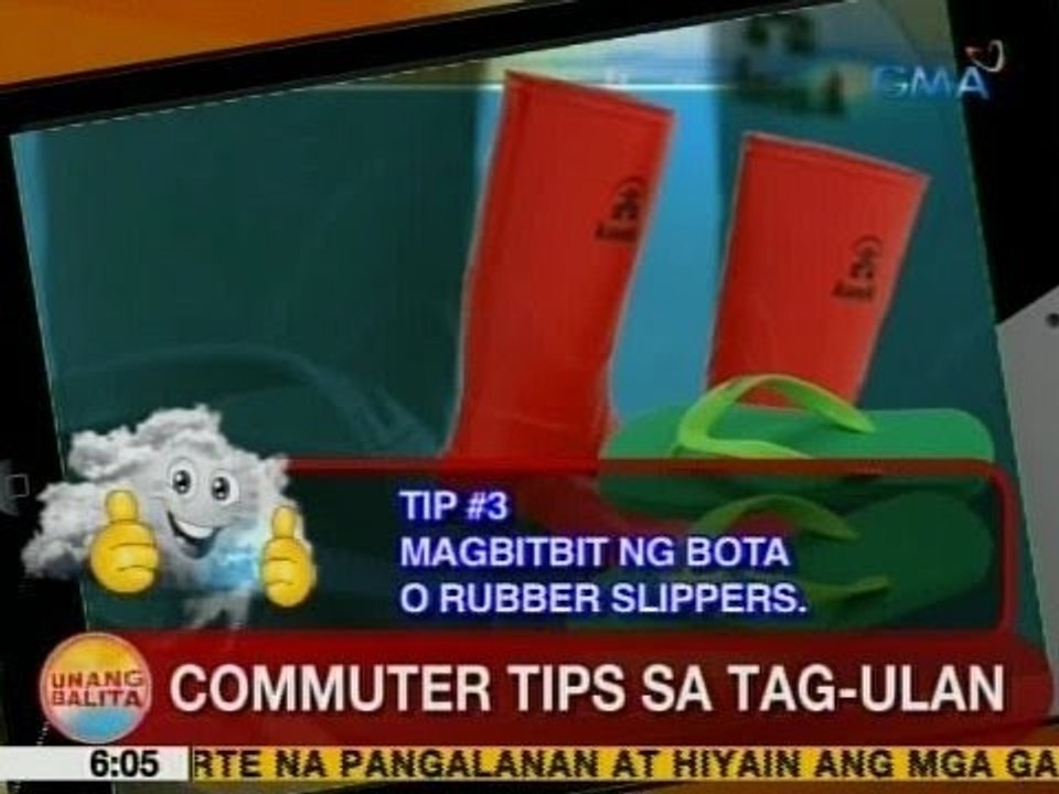 UB: Commuter tips sa tag-ulan - video Dailymotion