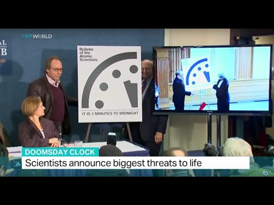 Scientists announce biggest threats to life, unveiling Doomsday clock ...