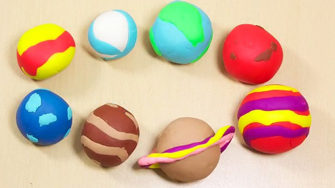 Fun with Play Doh | How to Make Play-Doh Planets | Easy DIY Play Doh ...