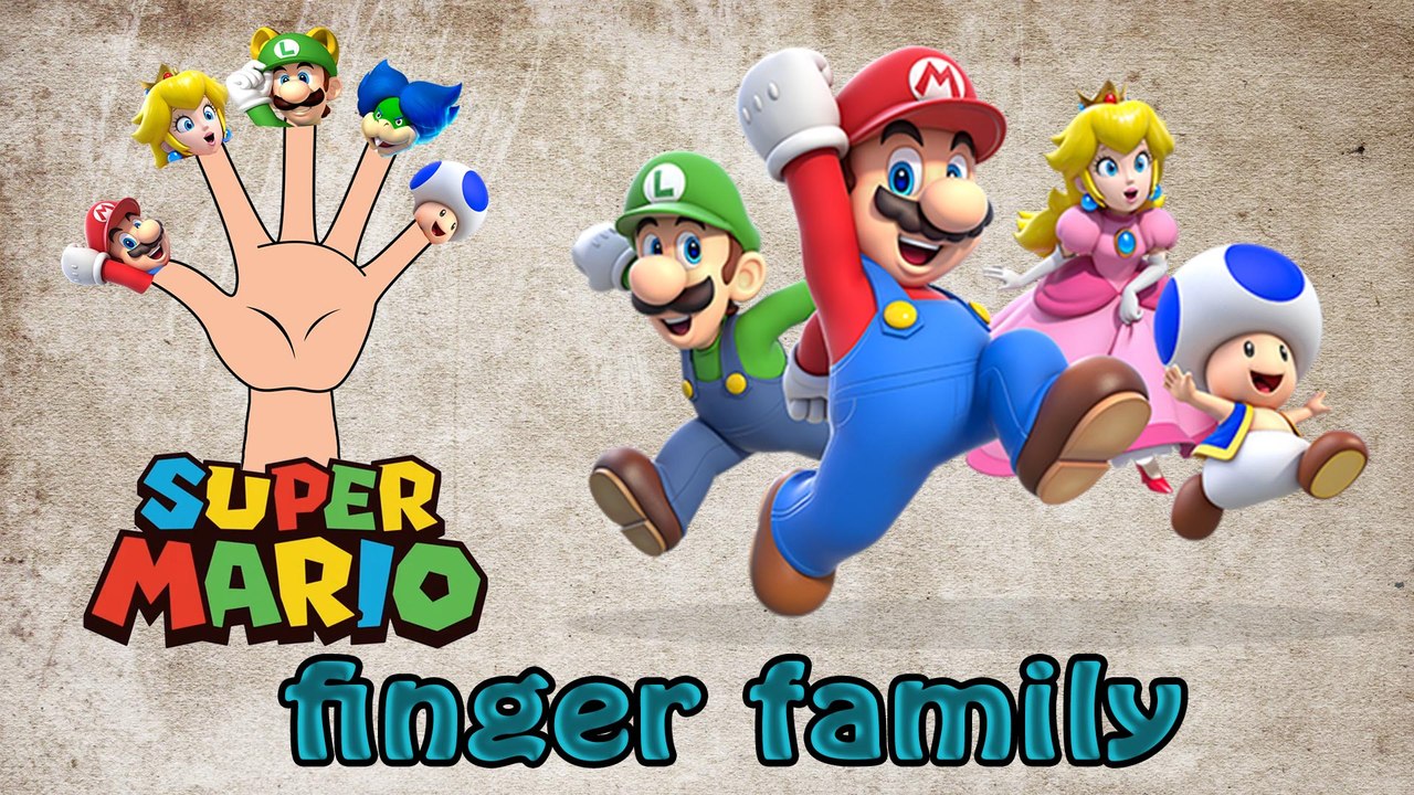 Super Mario Finger Family song - فيديو Dailymotion