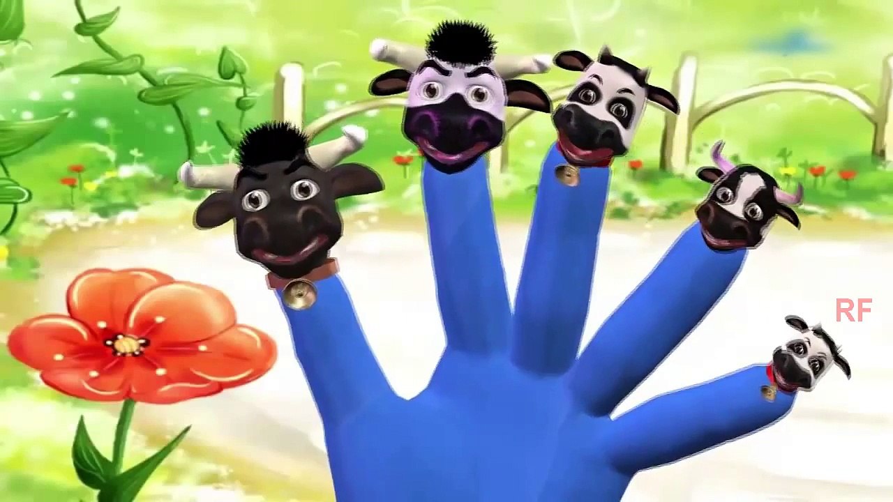 Cow Finger Family Nursery Rhymes For Children | Top Viewed Kids ...