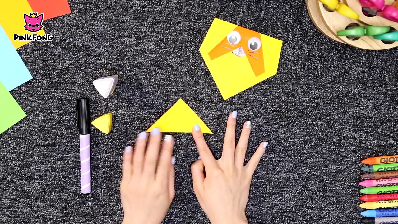 Lion _ Animal Song With Origami _ Pinkfong Origami _ Pinkfong Songs for ...