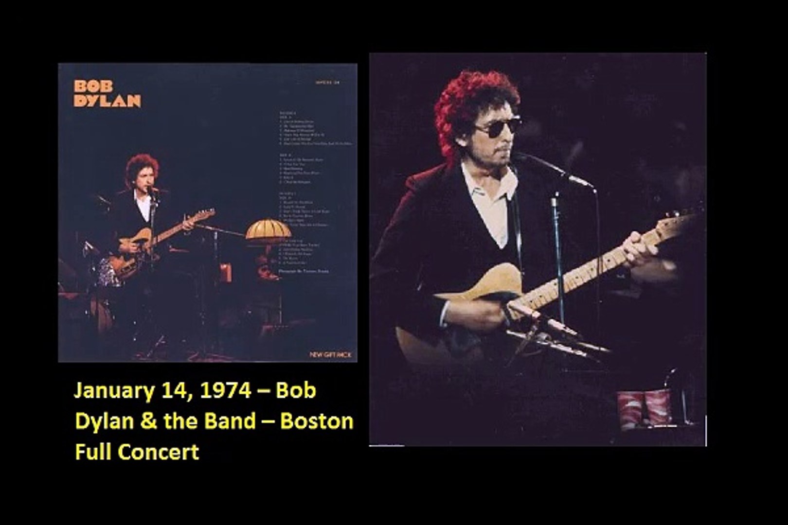 Bob Dylan 1974 Tour