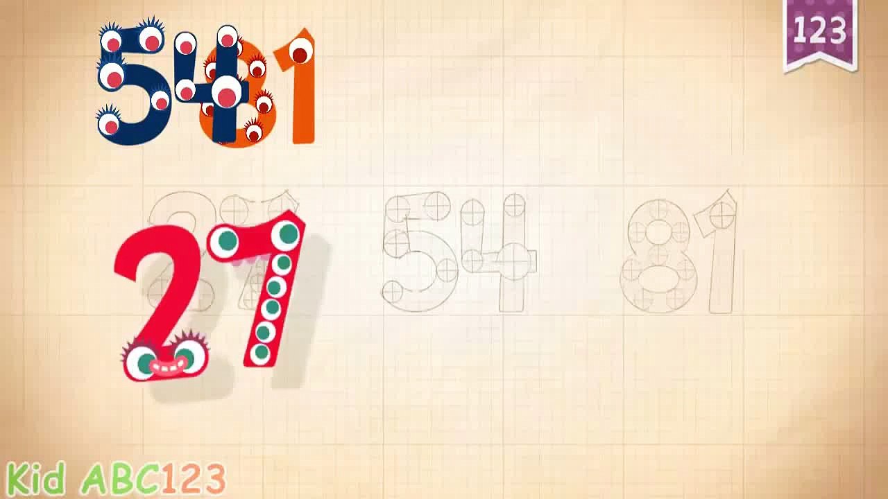 Endless Numbers counting 80 to 85 - Learn 123 Number for Kids - Video ...