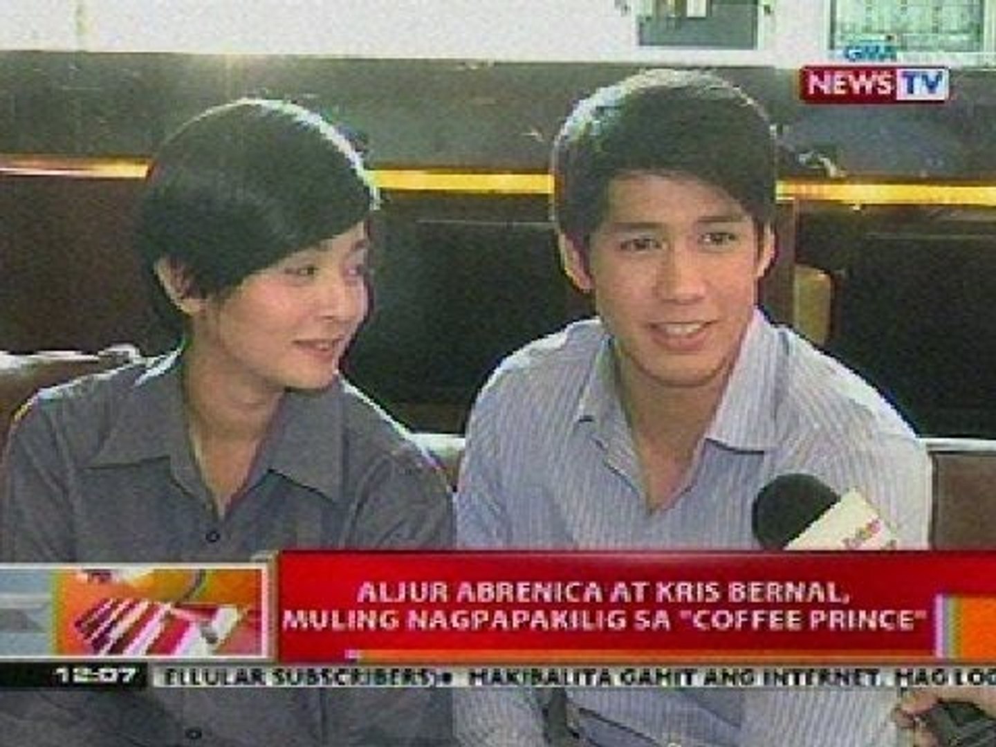 Aljur Abrenica And Kris Bernal