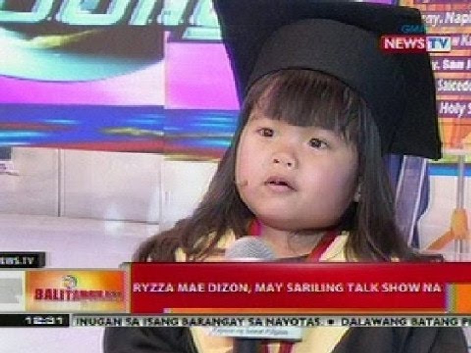 BT: Ryzza Mae Dizon, may sariling talk show na - video Dailymotion