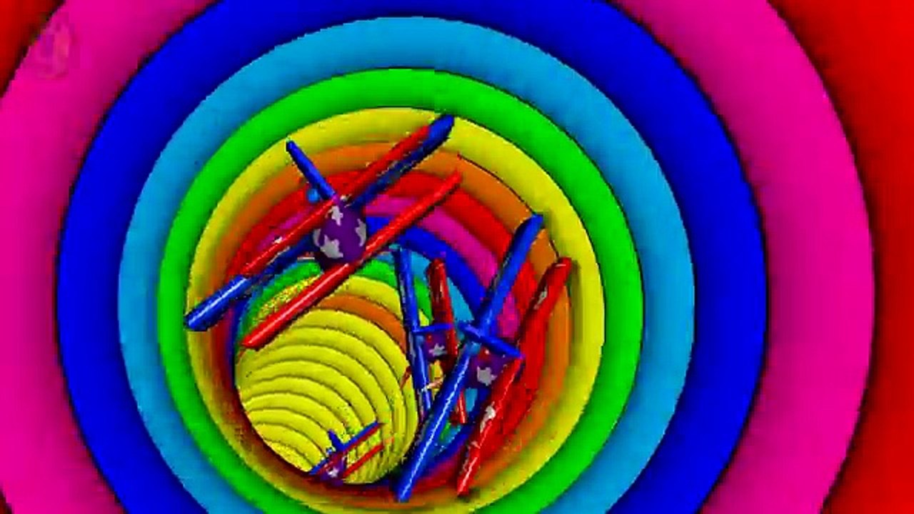 Magic Indoor Playground In Colorful Tunnel - Mr Eggie Learning Colors ...