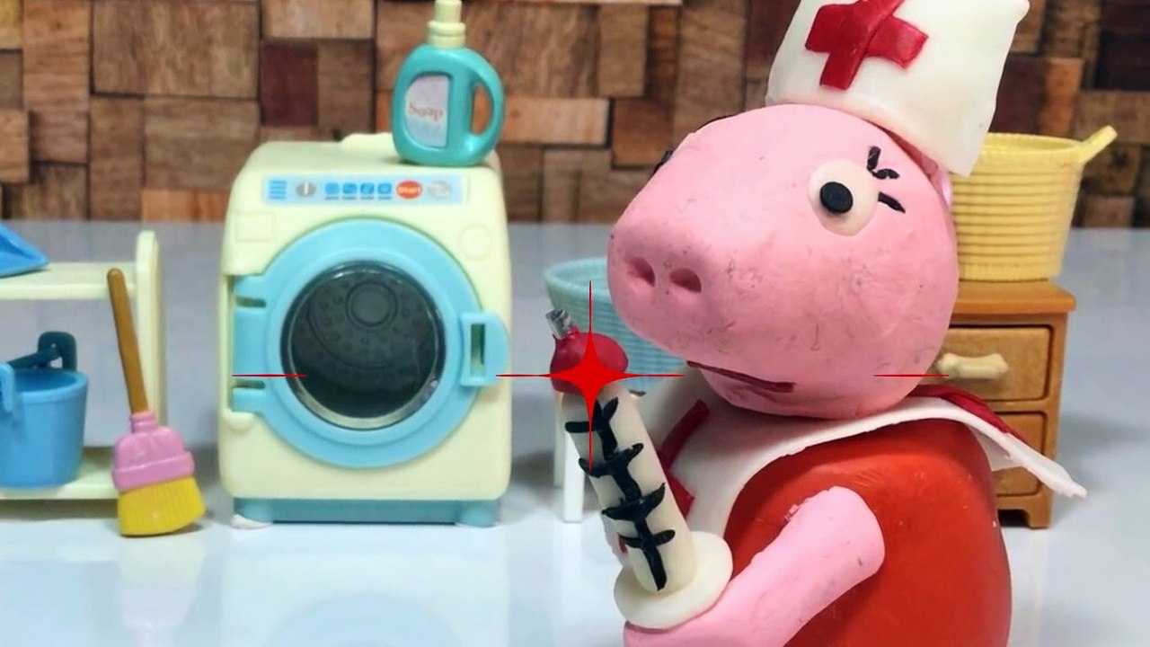 Peppa Pig Throws Up Sick Day Needle Shot Play-Doh Stop-Motion ...
