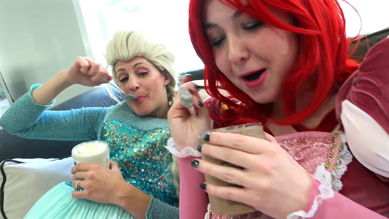 Fat Elsa and Fat Ariel and Spiderman vs Harley quinn and Giant candy vs ...