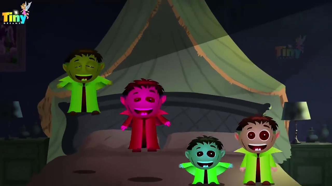 Halloween most popular song kids / Five Little Zombies Jumping On The ...