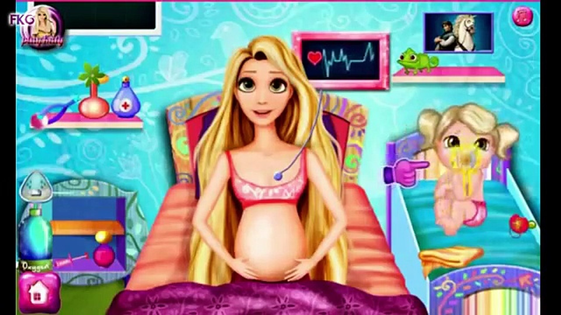 Pregnant Disney Princesses Giving Birth