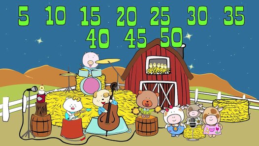 Count by fives | Skip counting songs | The Singing Walrus - Vidéo ...