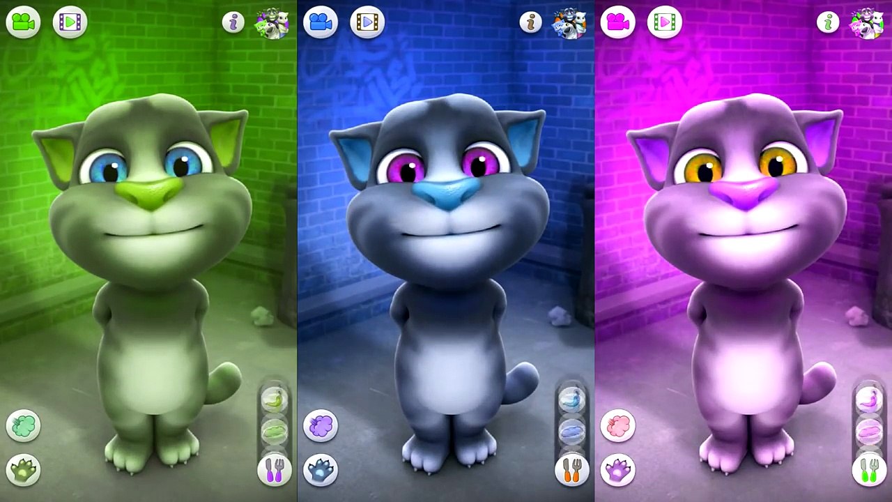 Talking Tom Cat Colors Reaction Compilation HD 2016 - video Dailymotion
