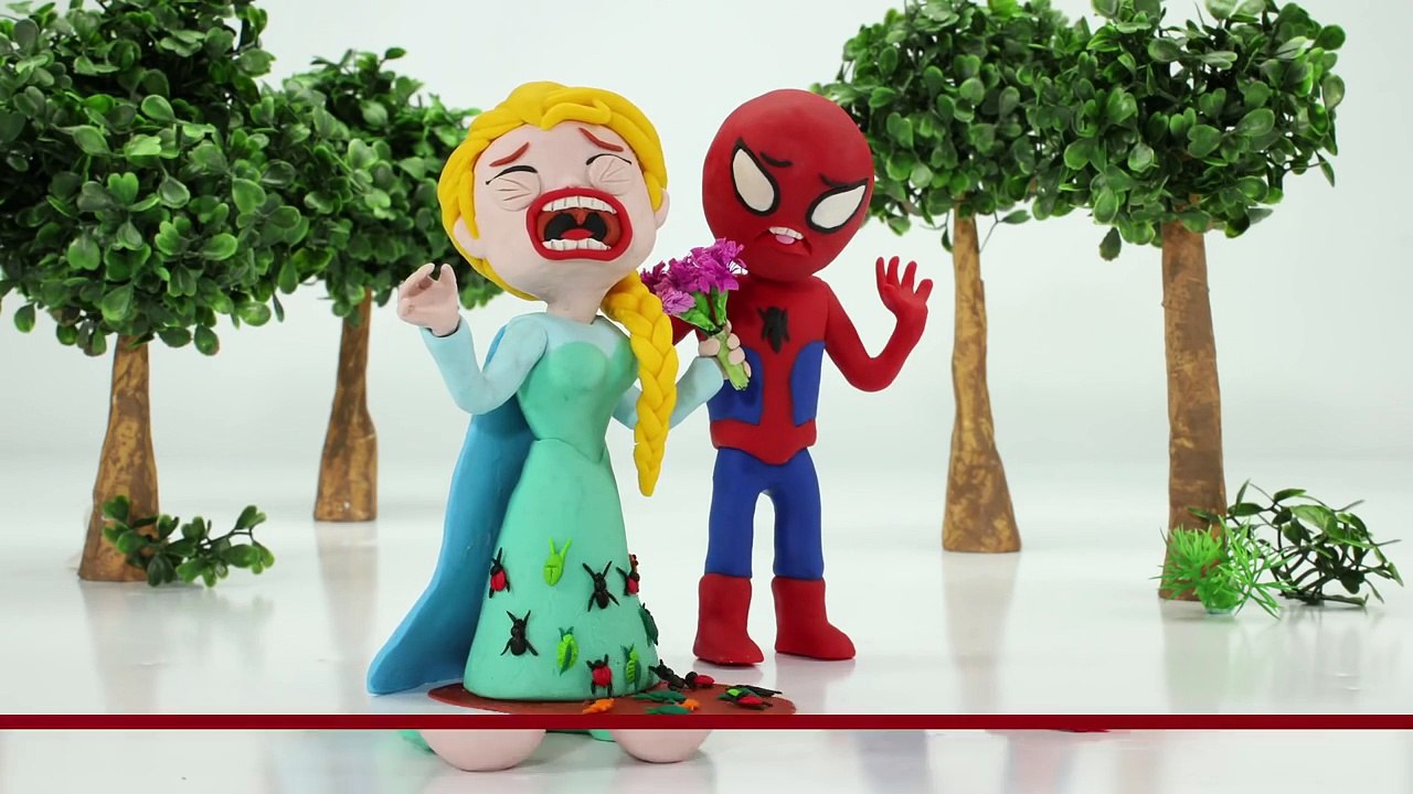 Frozen Elsa vs Joker Elsa Has Muscles ★ Spiderman Spidergirl Hulk ...