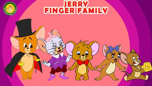 JERRY Finger Family ( Tom and Jerry) Nursery Rhyme By MY FINGER FAMILY ...