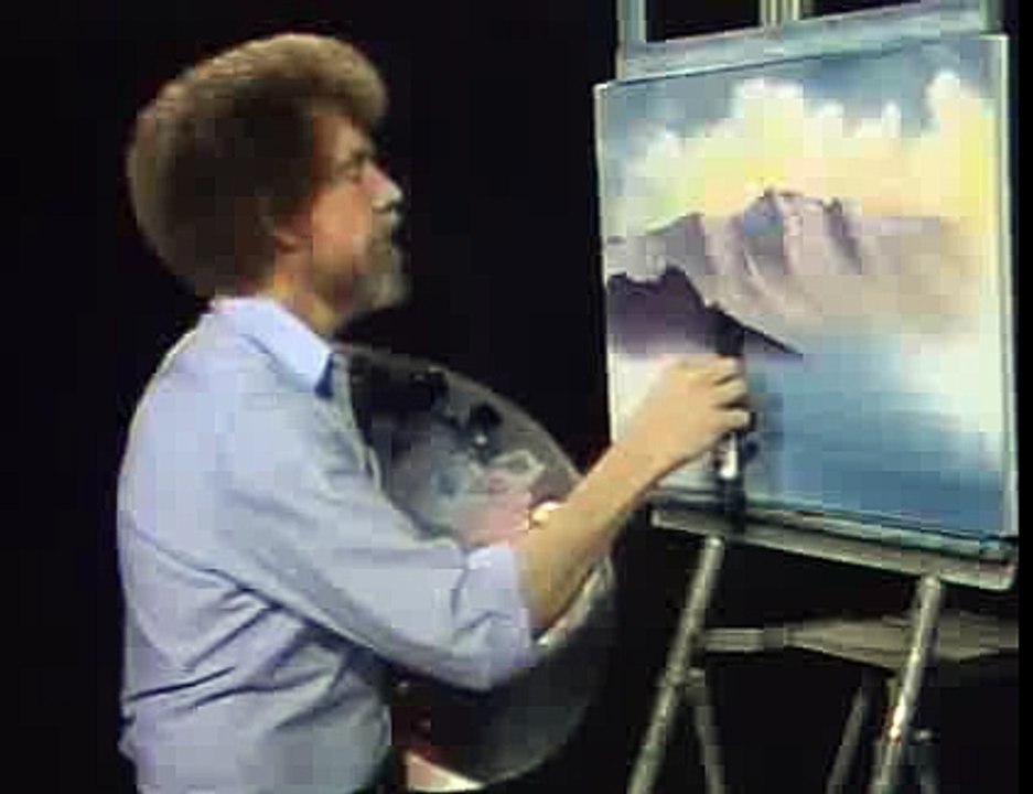 Bob Ross Bubbling Mountain Brook S08E06 - Dailymotion Video