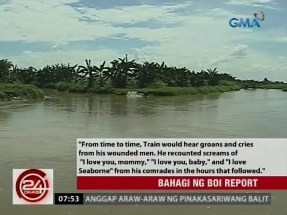 24Oras: Kwento ni Supt. Train ng 84th seaborne tungkol sa mapait nilang ...