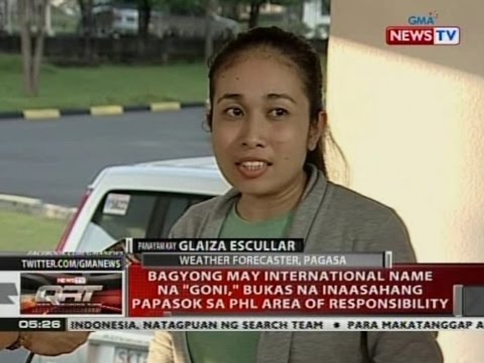 QRT: Panayam kay Glaiza Escullar, weather forecaster, PAGASA - video ...