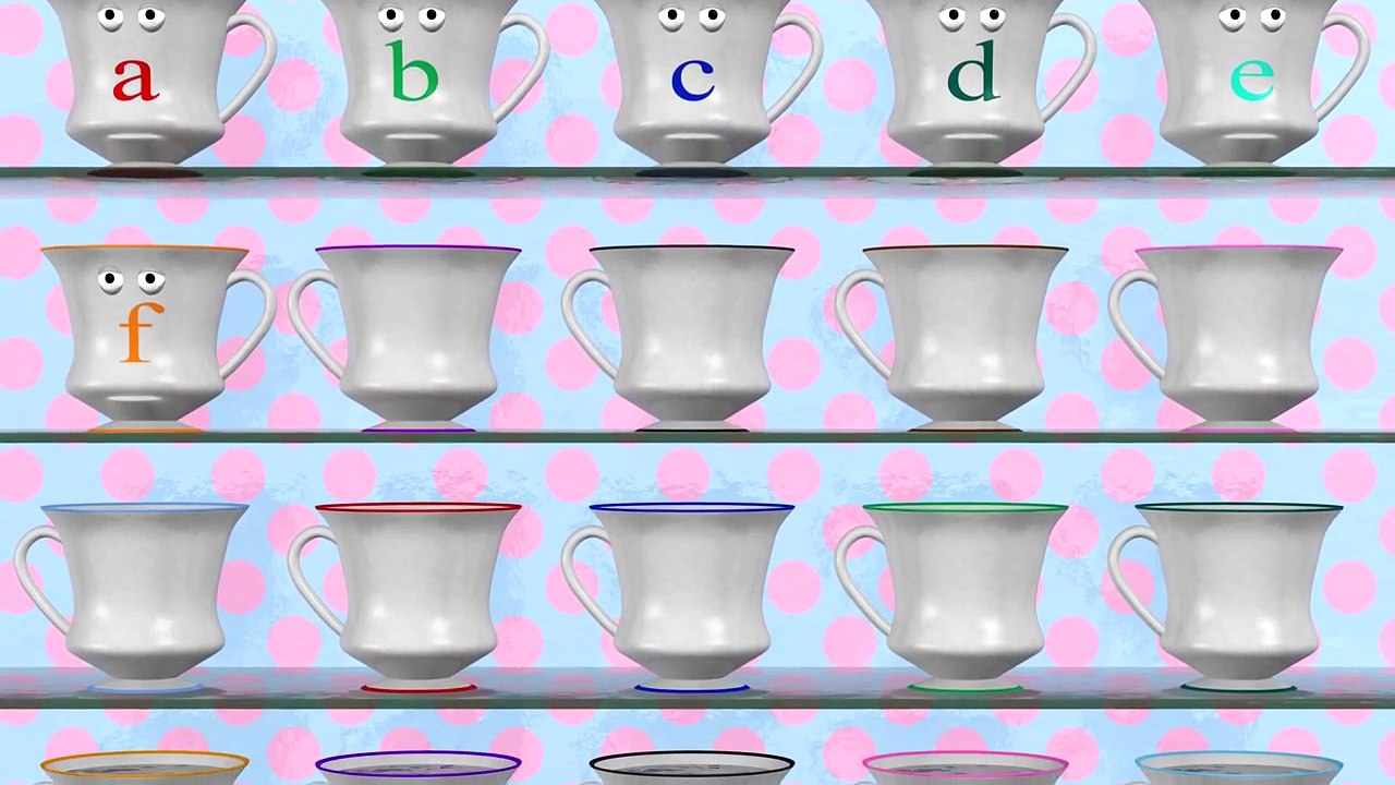 Alphabet Teapot & Teacups - Lowercase Letters - Vidéo Dailymotion