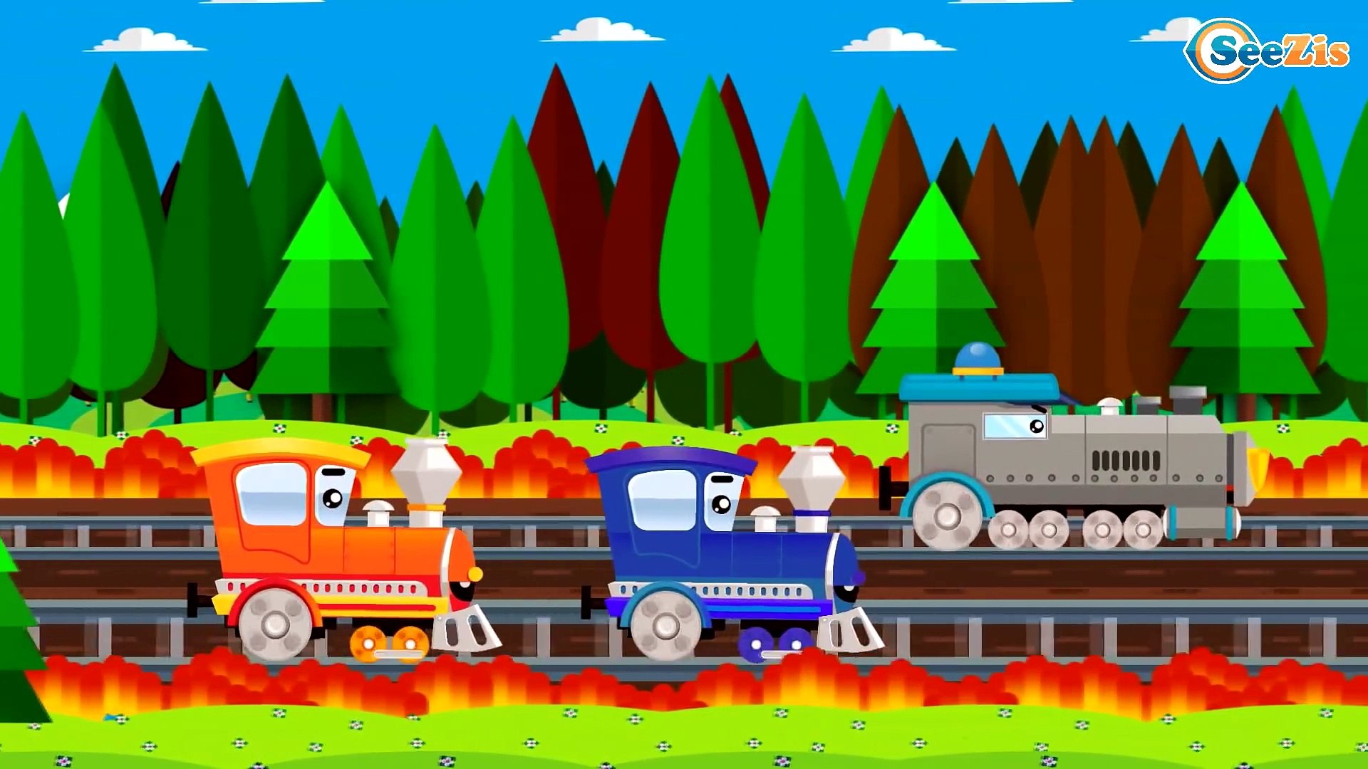 Cartoon Trains For Children