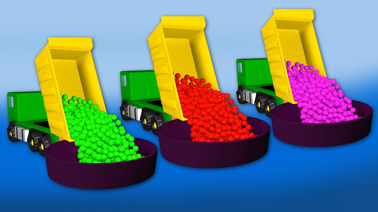 Colors for Children to Learn with Street Vehicles - Colours for Kids to ...