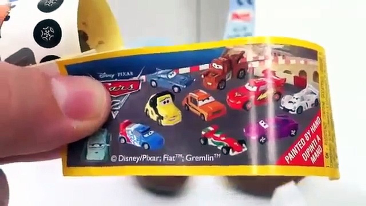 55 Kinder Surprise Surprise Eggs Cars Disney Pixar Cars 2