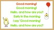 Good Morning Song for Kids (with lyrics) The Singing Walrus (2) - video ...