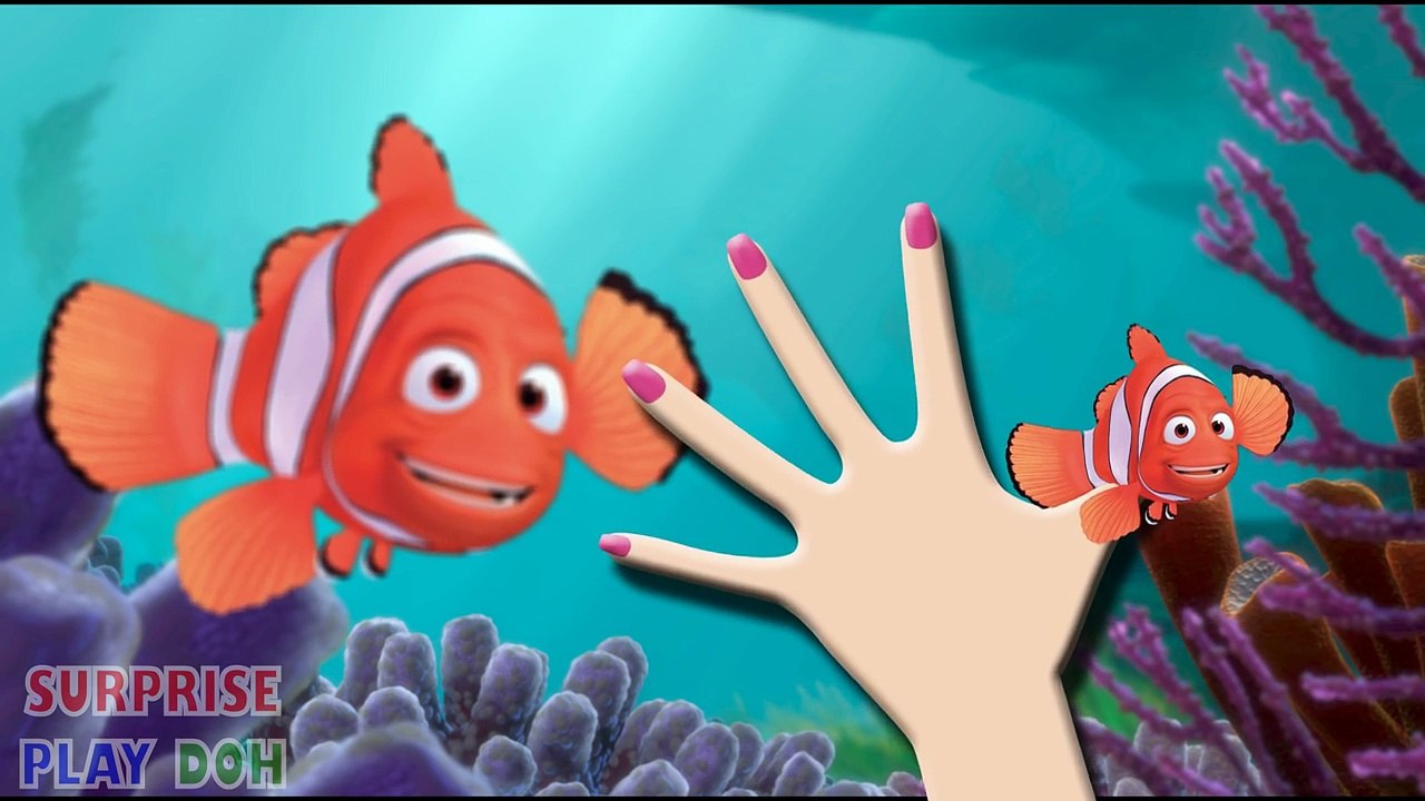 Finding Dory finger family | Nemo crying | Nursery Rhymes Songs for ...