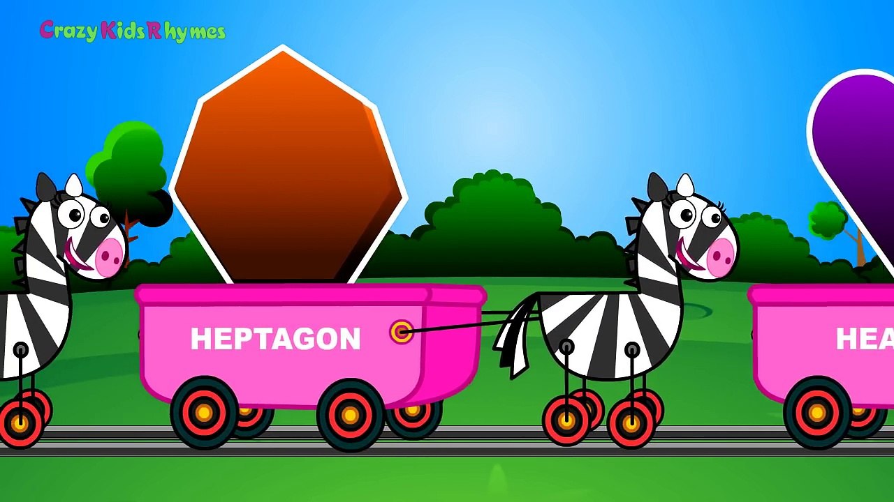 Shapes Train | Shapes for Children | 2d Shapes | Shapes Song - Shapes ...