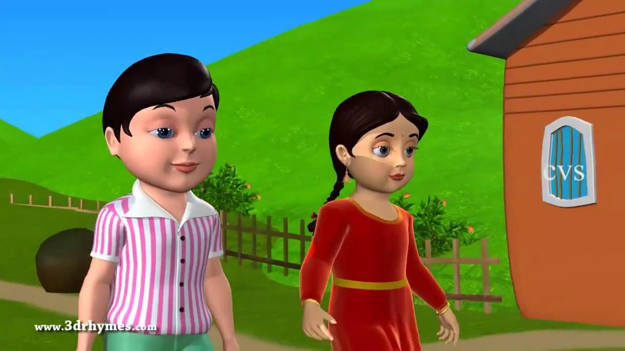 Jack and Jill went up the hill | 3D Nursery Rhymes | English Nursery ...