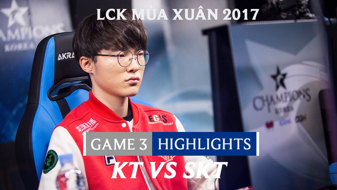 Hightlights: SKT vs KT - Game 3 - LCK Mùa Xuân 2017 Tuần 6 - video Dailymotion