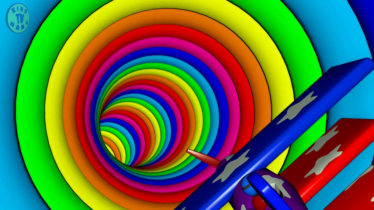 Magic Indoor Playground In Colorful Tunnel - Mr Eggie Learning Colors ...